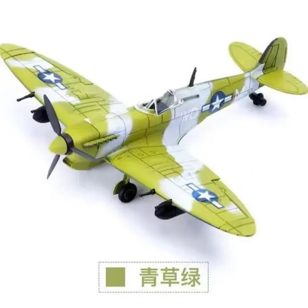 1/48 WW2 BF109 F4U Fighter P51 Hurricane Military MUSTANG Fighter 4D ...
