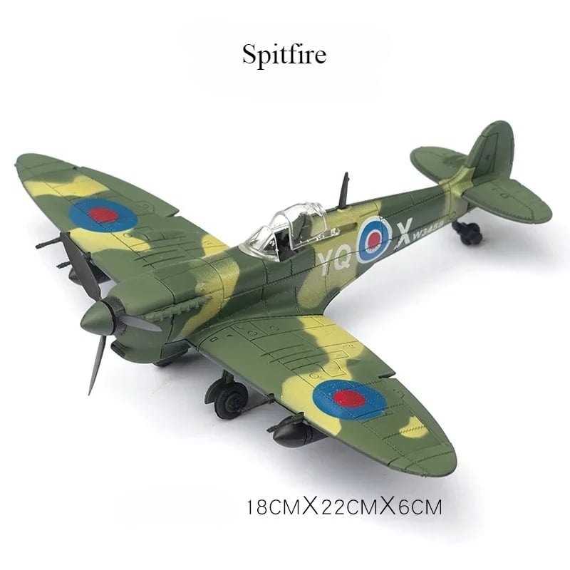 1/48 WWII American Corsair Mustang British Spitfire Hurricane German ...
