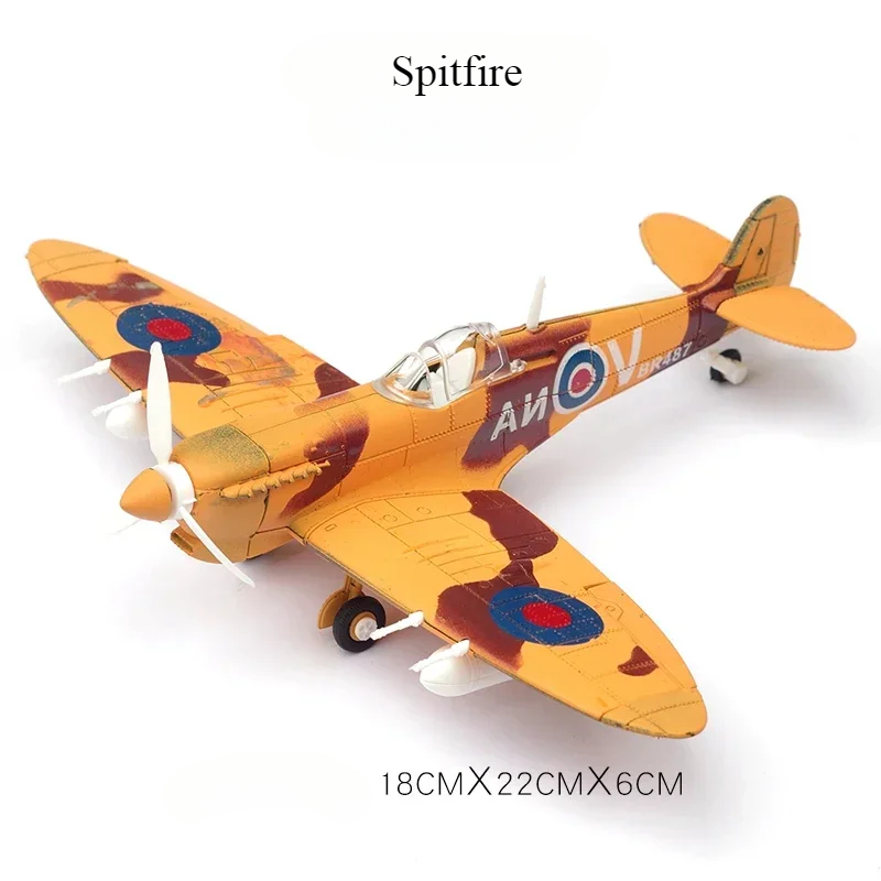 1/48 WWII American Corsair Mustang British Spitfire Hurricane German ...