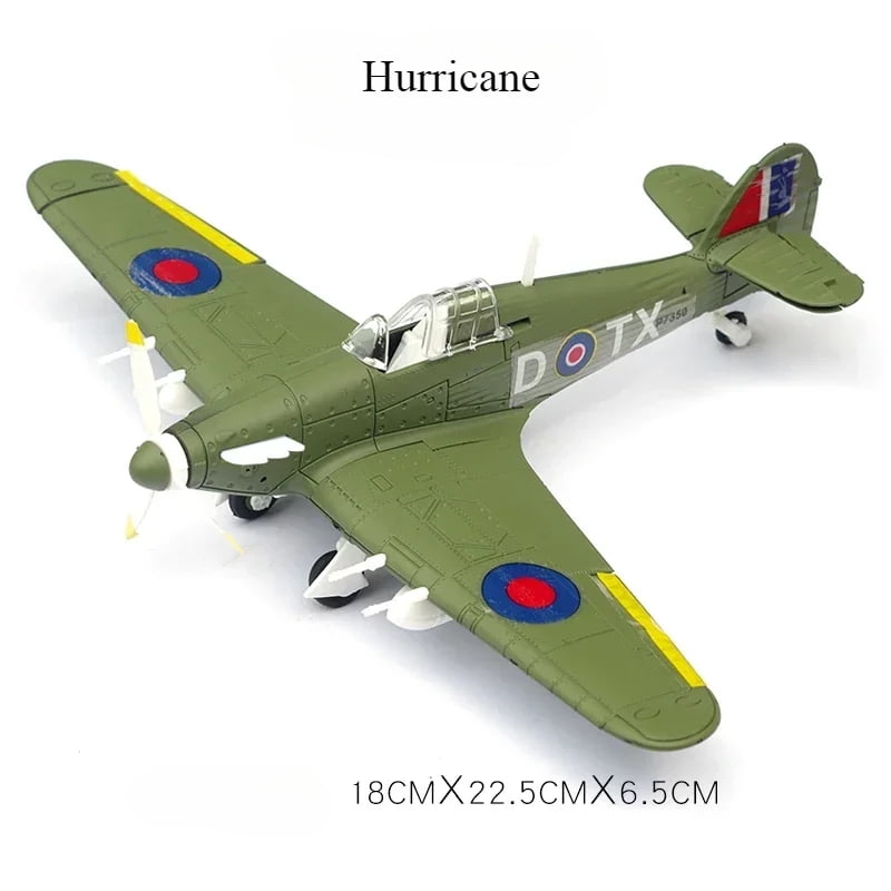 1/48 WWII American Corsair Mustang British Spitfire Hurricane German ...