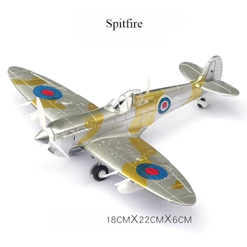 1/48 WWII American Corsair Mustang British Spitfire Hurricane German ...