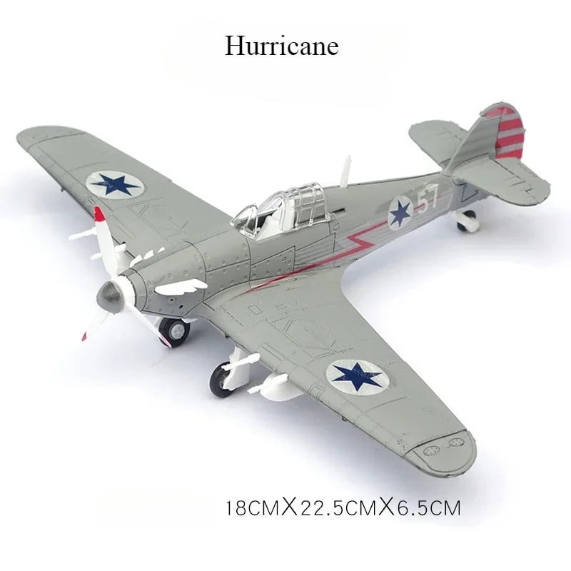 1/48 WWII American Corsair Mustang British Spitfire Hurricane German ...
