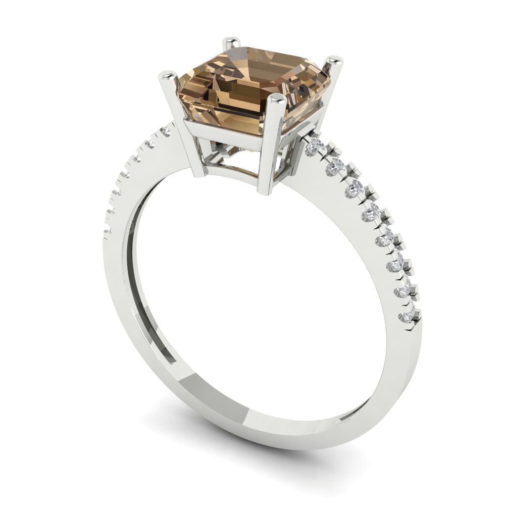 1.49ct Heart Cut Purple Alexandrite 18k Pink Rose Gold Engraving Statement Bridal Wedding Halo ...