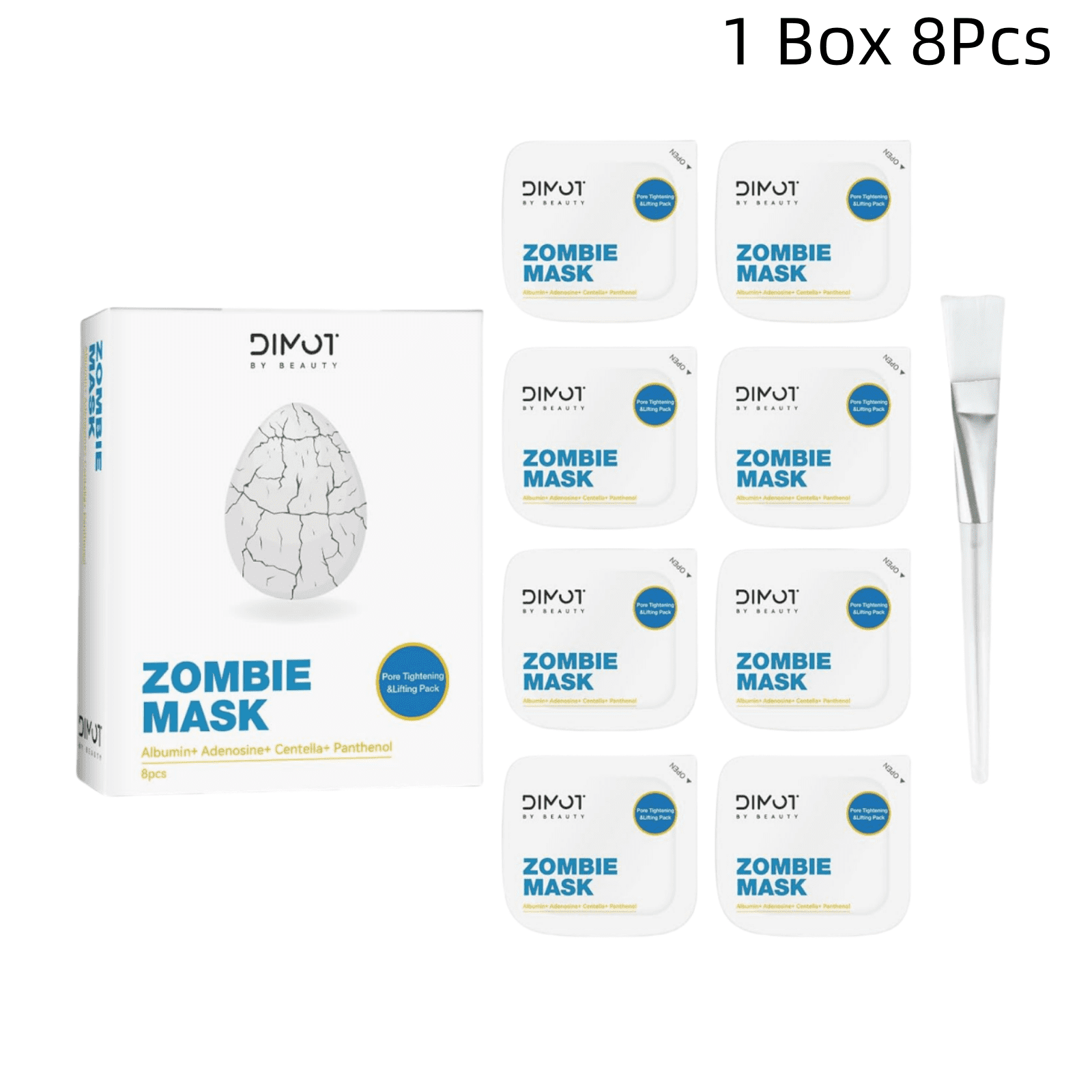 1-4Box 2025 New Zombie Facial Mask - Zombie Mask Facial, Hydrating ...