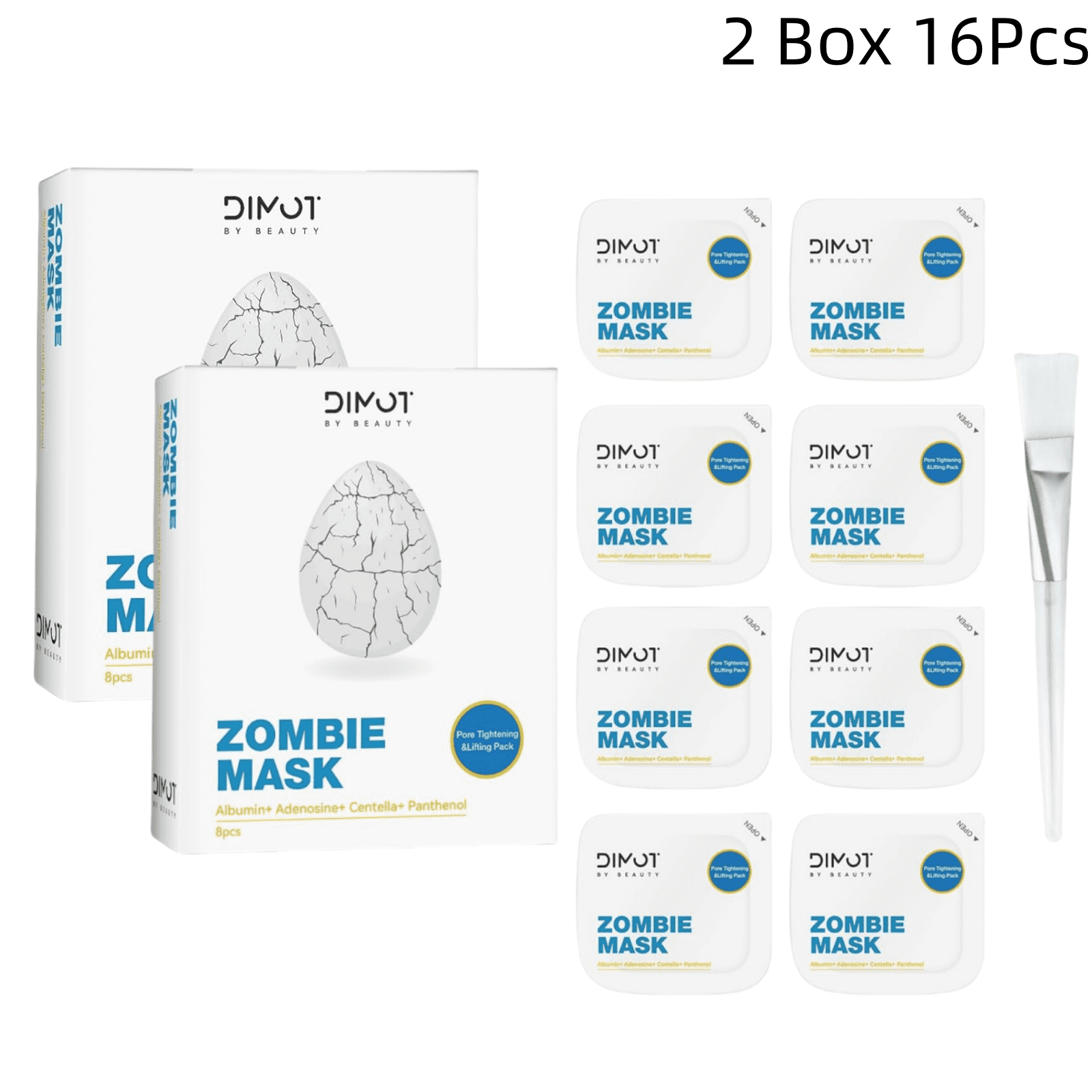 1-4Box 2025 New Zombie Facial Mask - Zombie Mask Facial, Hydrating ...