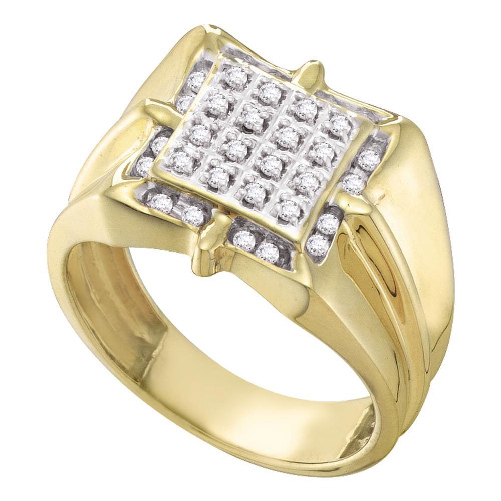1/4CT-DIA CLUSTER MENS RING - Walmart.com