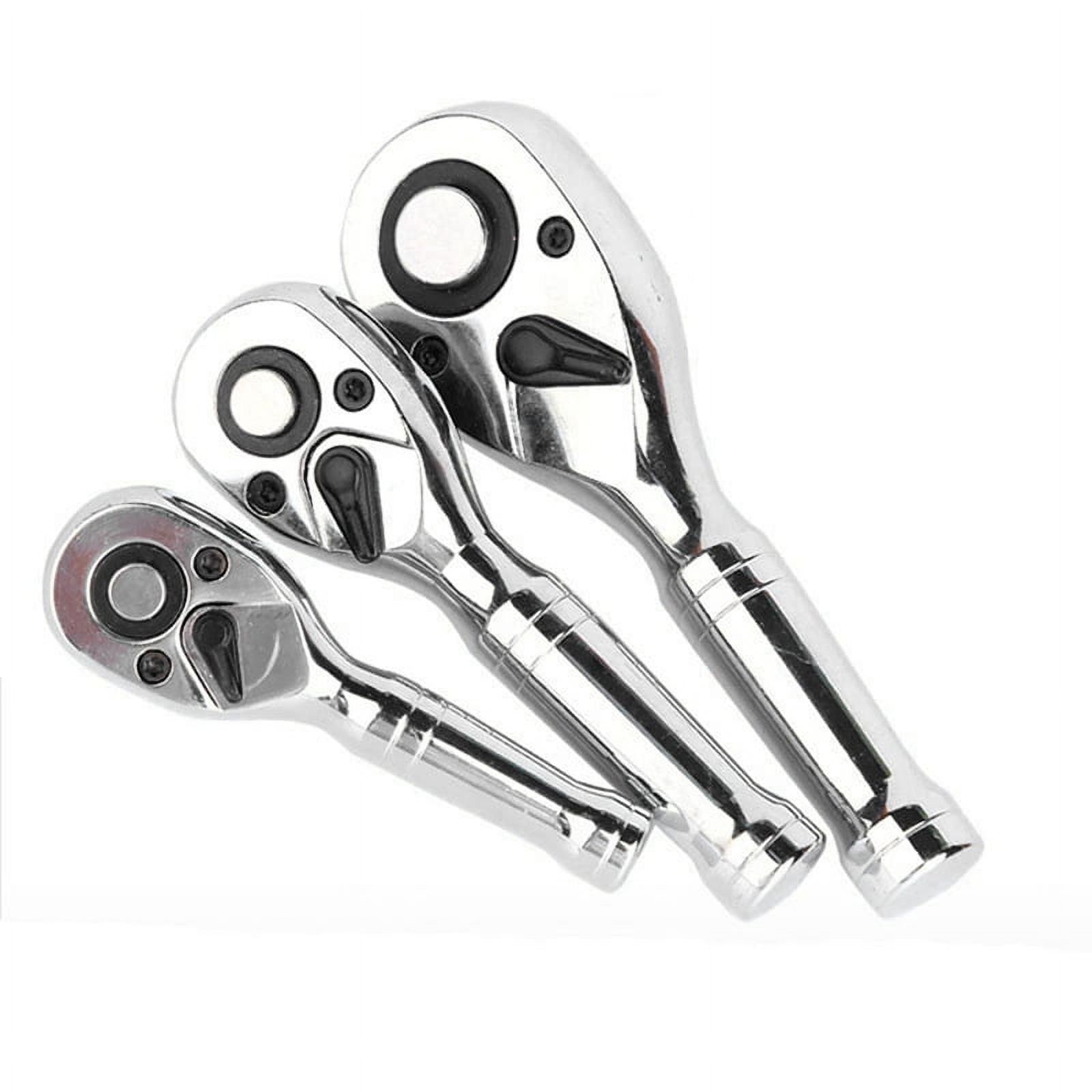 1/4In 3/8In 1/2In Mini Ratchet Wrench 72 Teeth Spanner Portable Torque ...