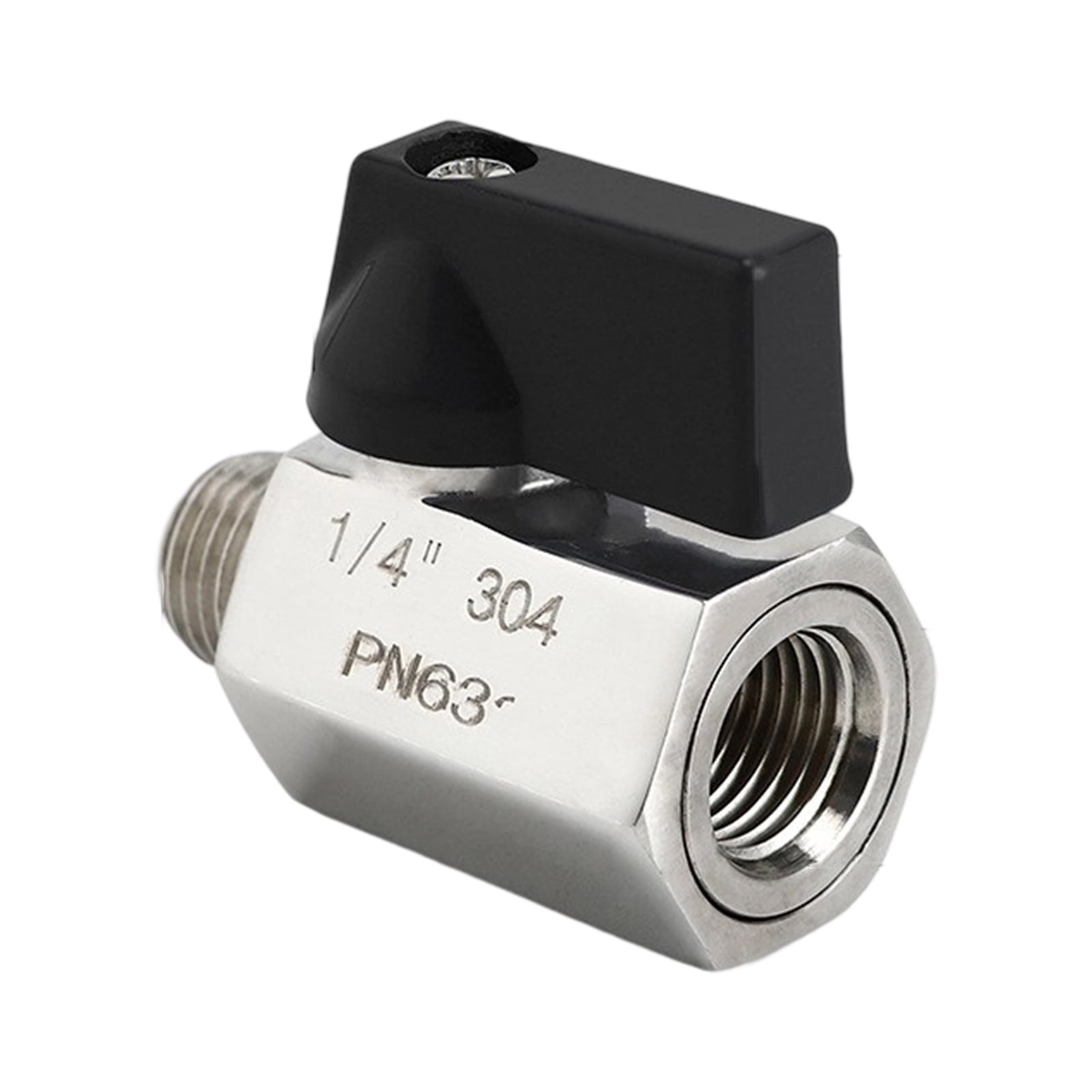 1/4Inch Internal External Thread small Balls Valves 304 Stainless Steel ...