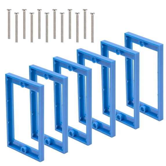 1/4Inch Single Gang Receptacle Outlet Box Extenders,Include 12Screws (6 ...