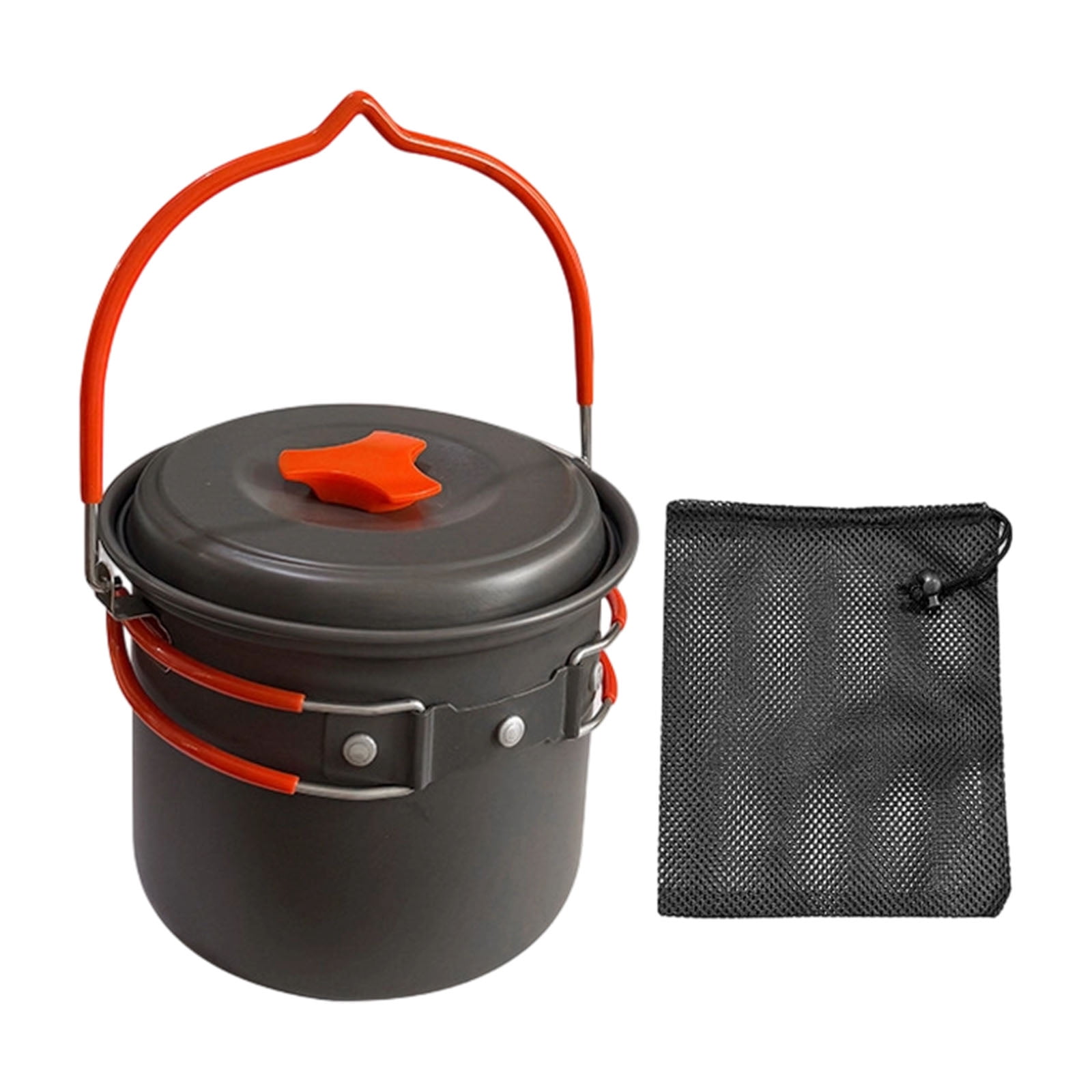 1.4L Camping Cook Set Heatproof Grip Aluminum Alloy Suitable for ...