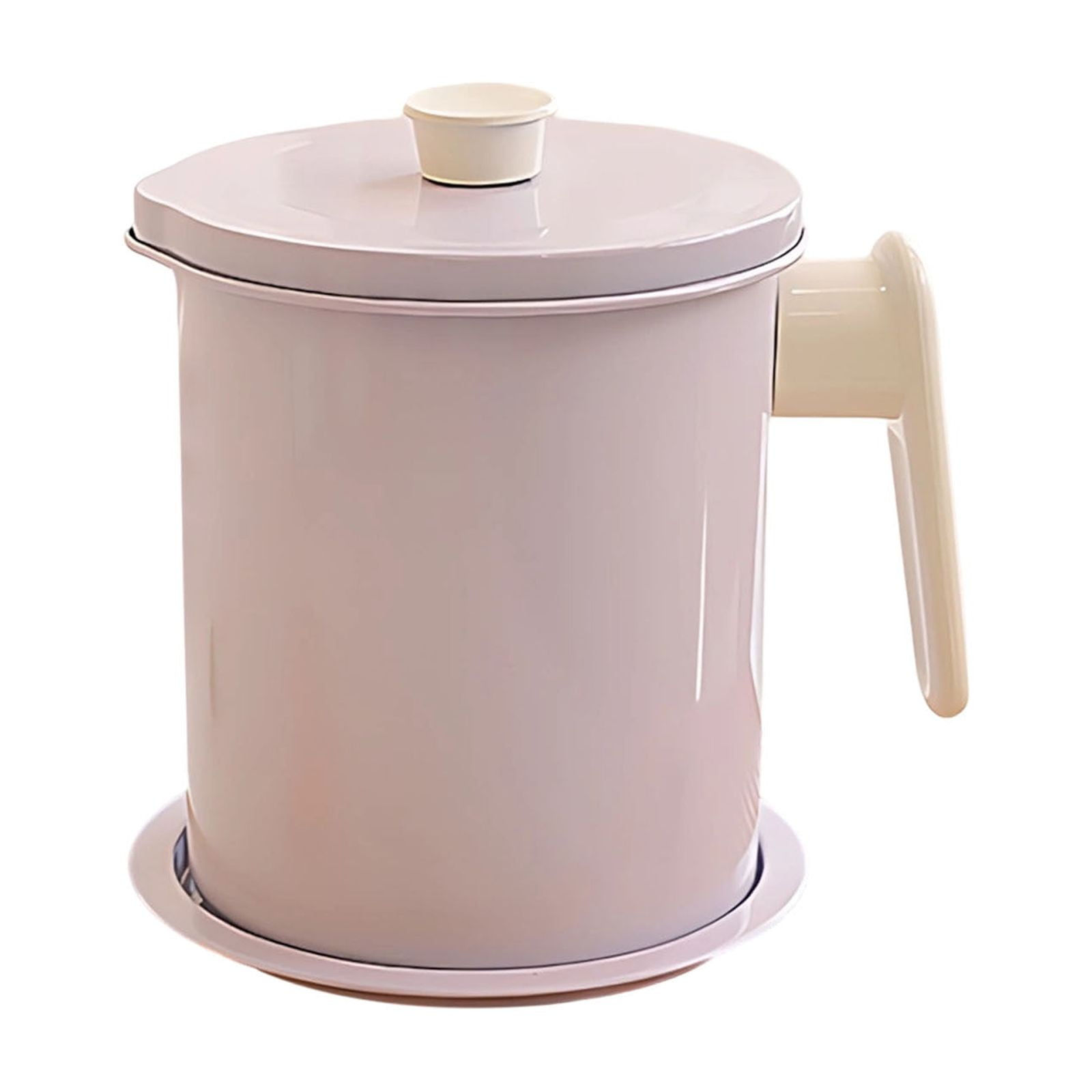 1.4L Multifunctional Kitchen Grease Filter Pot with Strainer, Fryer ...