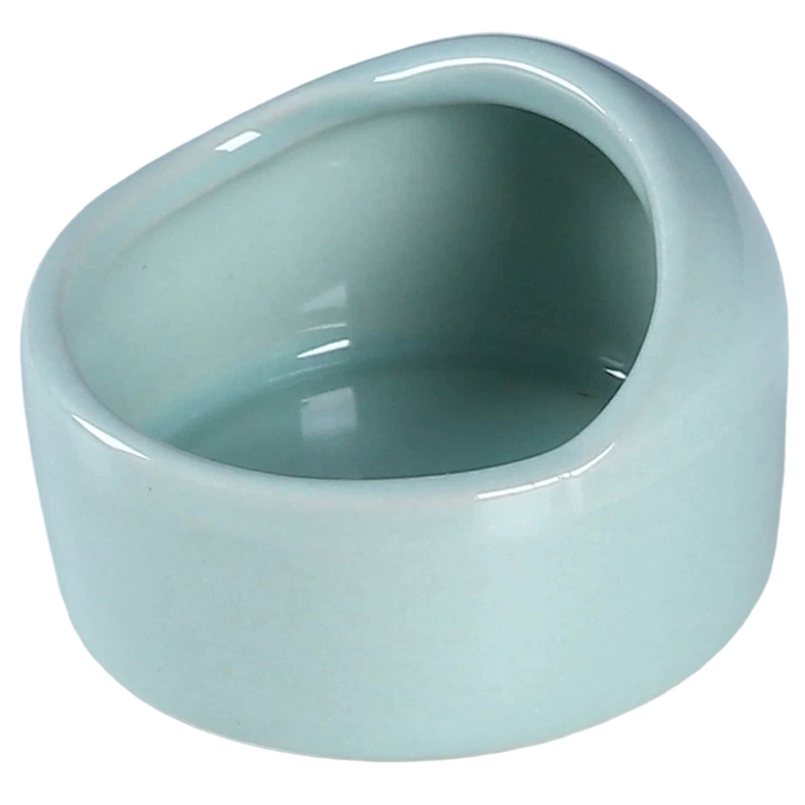 1-4PC Ceramic Hamster Bowl No Spill No Turnover Small Animal Food Dish ...