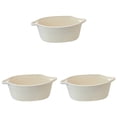 1-4PC Small Beige Basket with Handles Woven Rope Storage Basket for ...