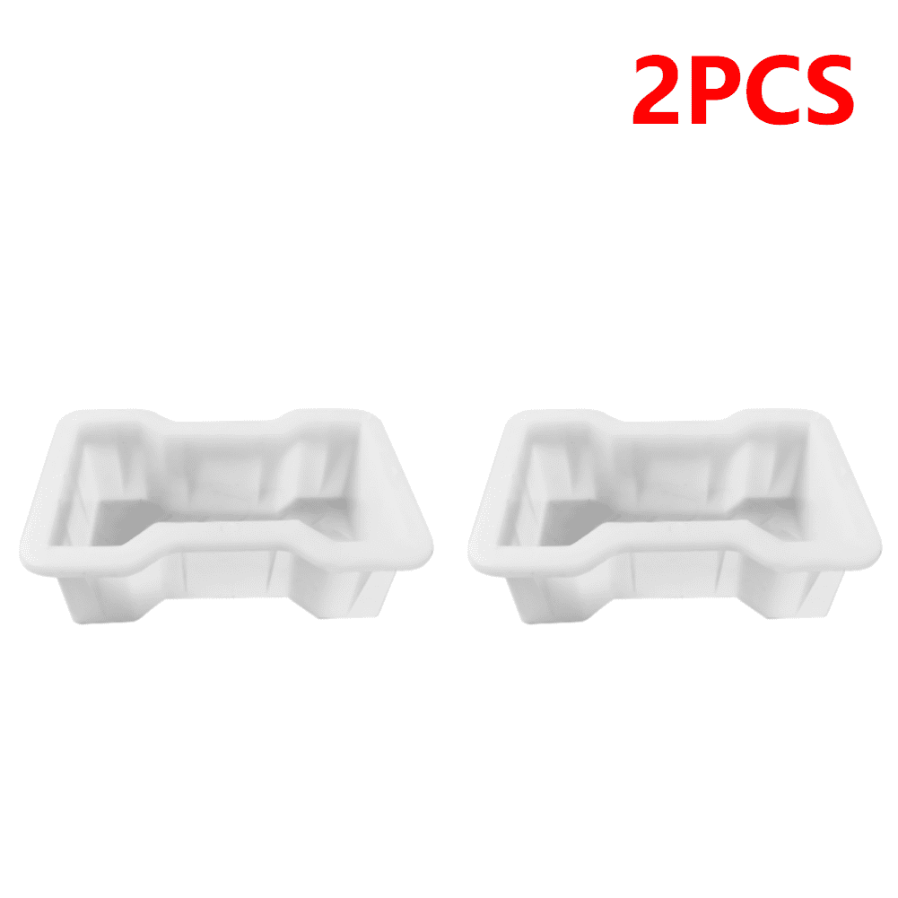 1-4PCS Home Garden Courtyard DIY Paving Mould Road Concrete Brick ...