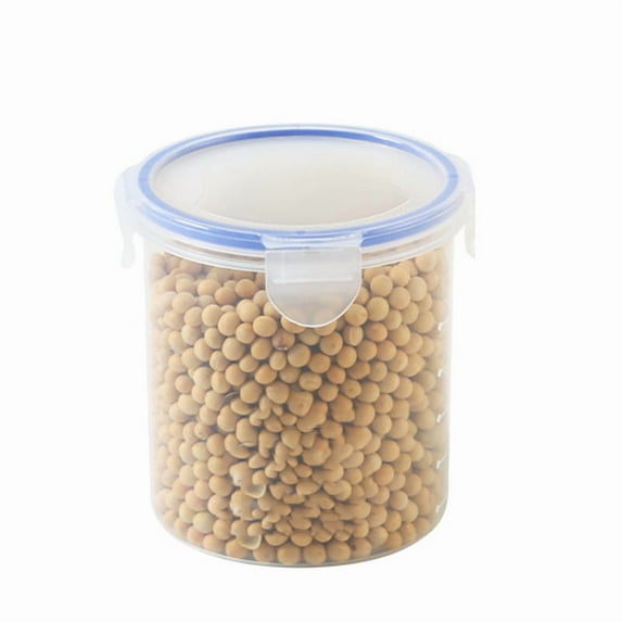 1-4PCS Sealed Jars With Scale Grain Crisper Kitchen Refrigerator ...