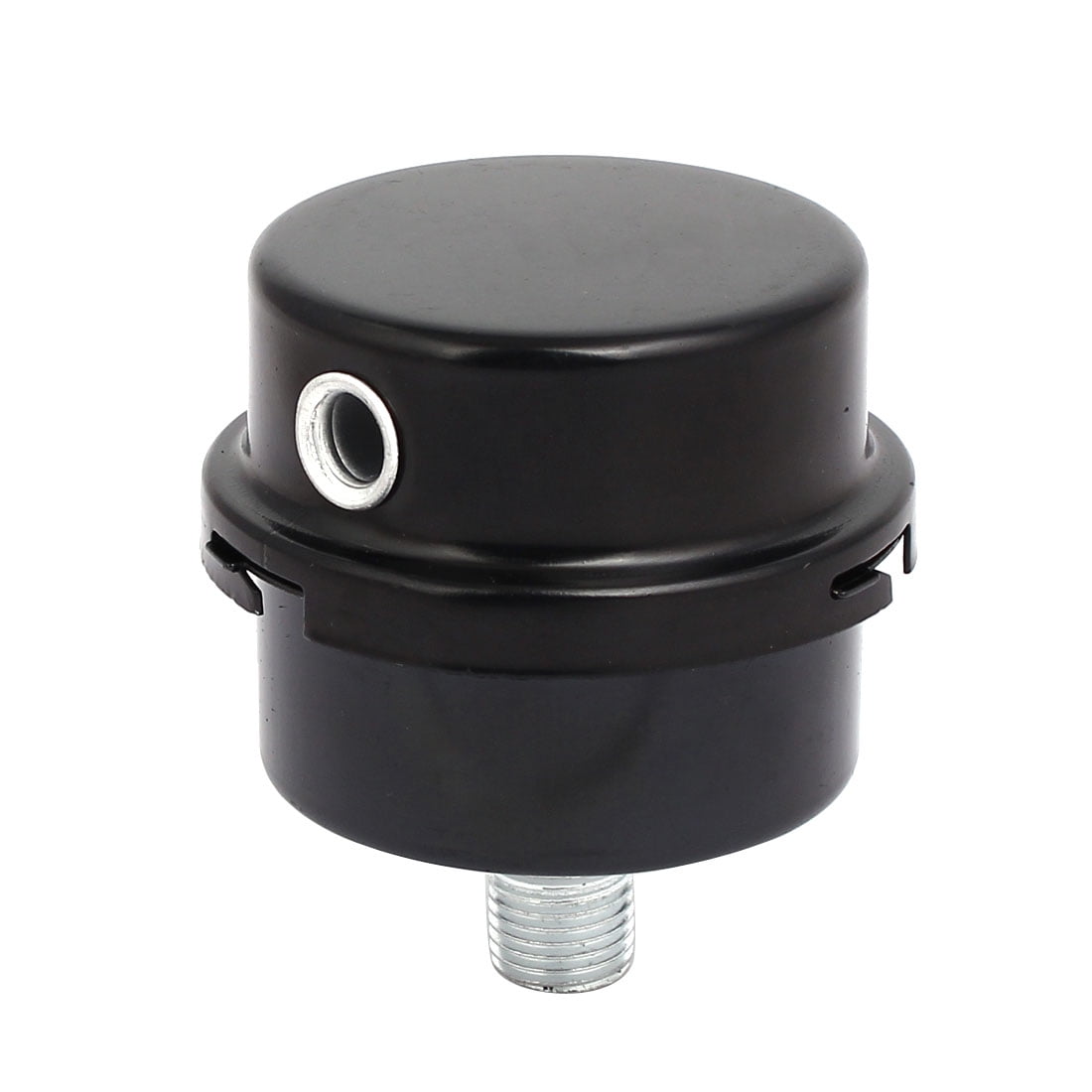 1/4PT Male Thread Air Compressor Muffler Intake Filter Noise Black ...