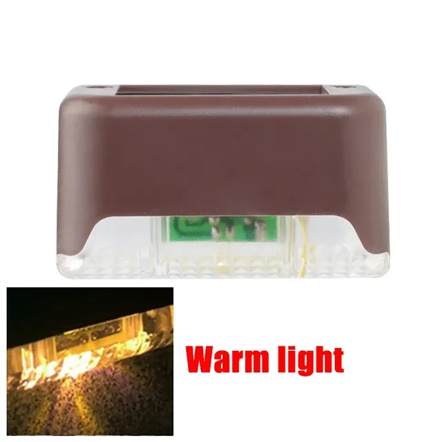 1-4Packs Solar Stair Light Lamp Waterproof Passage Courtyard Guardrail ...