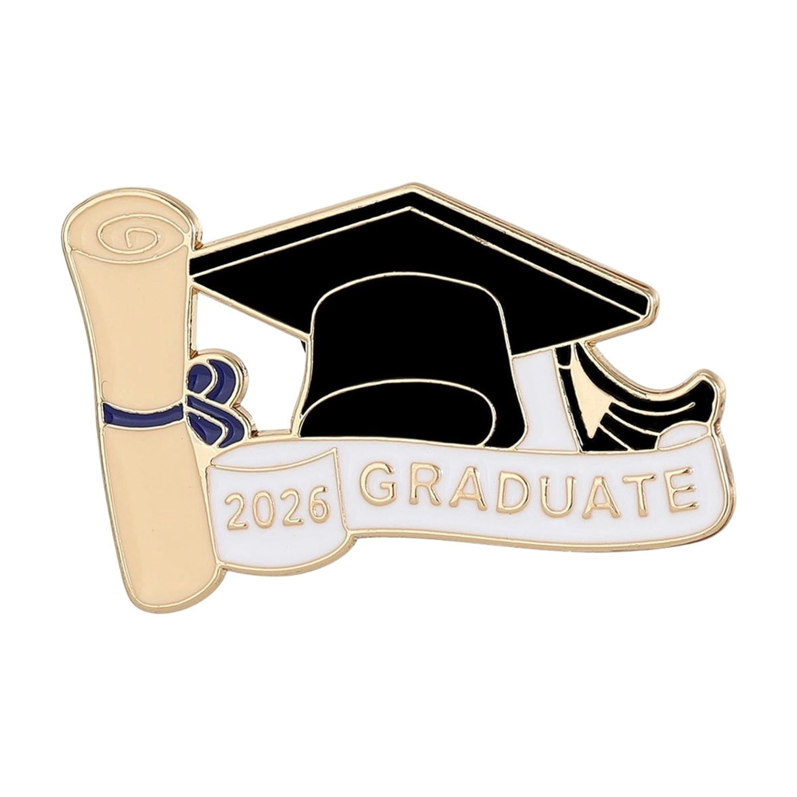1-4Pcs 2026 Graduation Brooch Pin,Graduation Cap Enamel Badges Class of ...