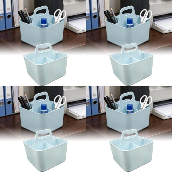 1-4Pcs 5 Inch 3 Compartment Multiuse Caddy Organizer with Handle - Art ...