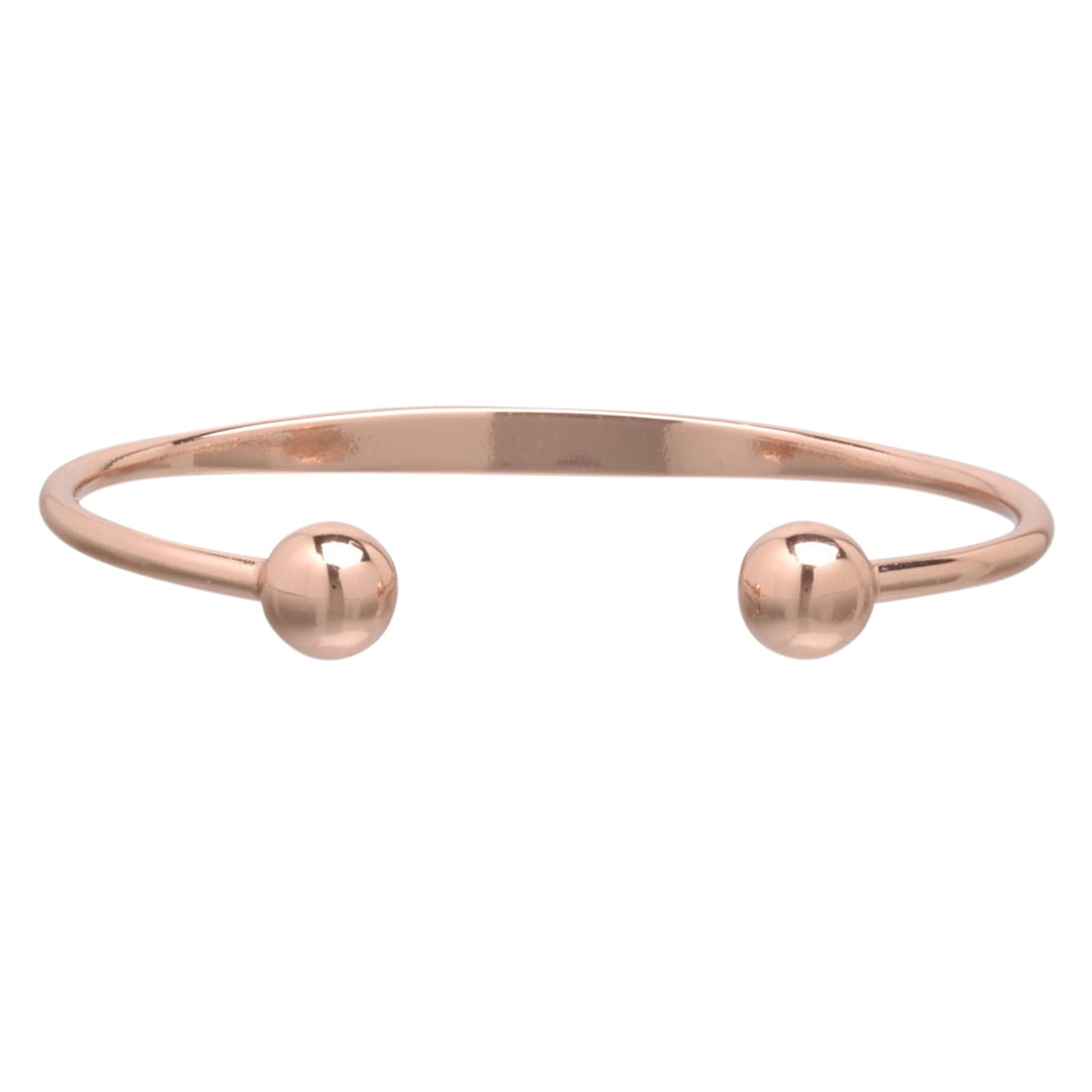 1-4Pcs 6.5 Inch Copper Bangle Copper Cuff Bracelet Adjustable Open ...