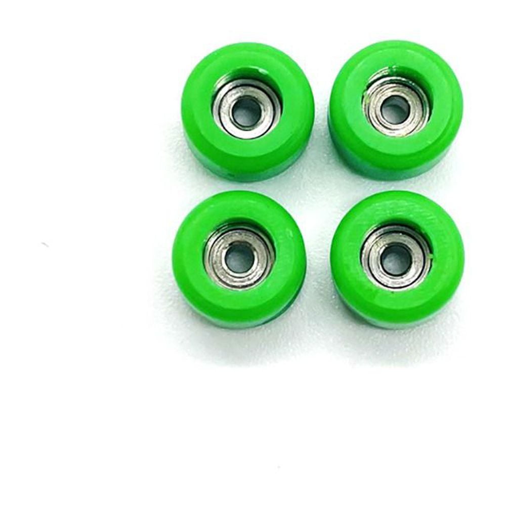 1/4Pcs CNC Mini PU+Metal Bearing Wheel Professional Fingerboard Wheels ...
