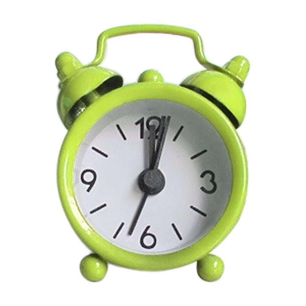 1/4Pcs Creative Cute Mini Metal Small Alarm Clock,Home Cute Operated ...