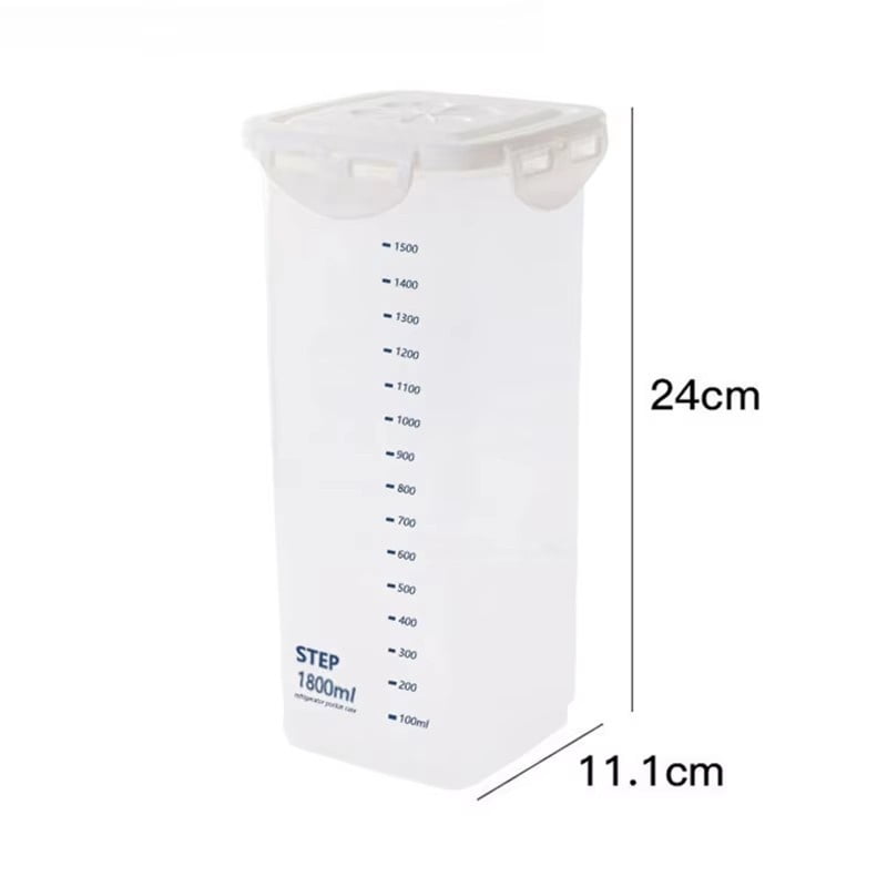 1/4Pcs Sealed Container Spaghetti Grain Storage Box Refrigerator ...
