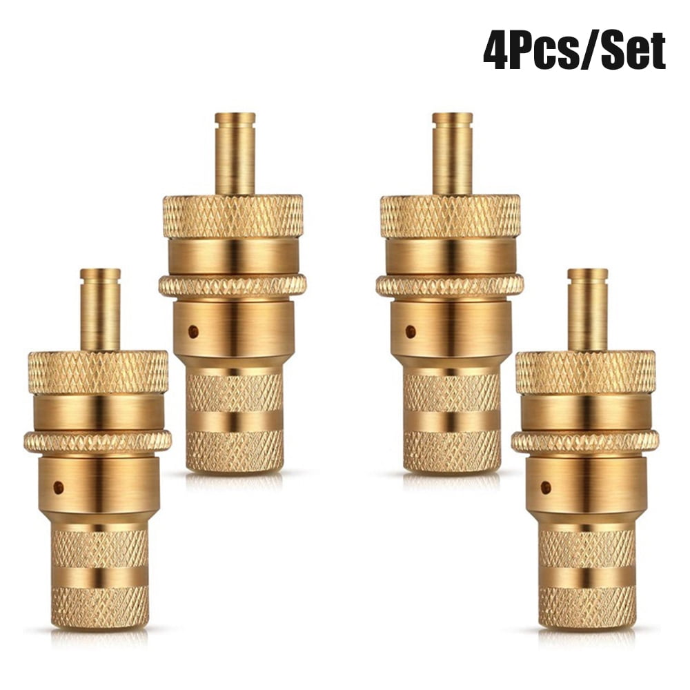 1/4Pcs Universal Offroad Brass Tire Deflators Kit Automatic 6-30psi ...