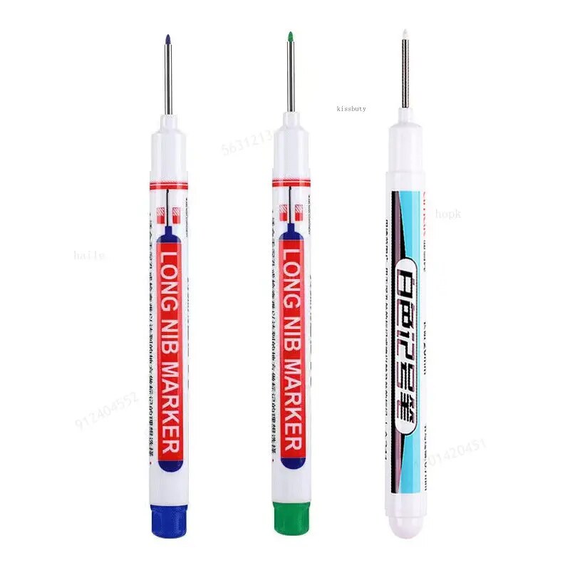 1/4Pcs White Marker Paint Pens Oily Waterproof White Markers Stationery ...