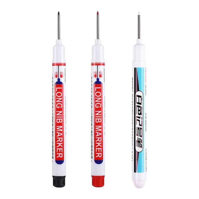 1/4Pcs White Permanent Paint Pen set for Wood Rock Plastic Leather ...