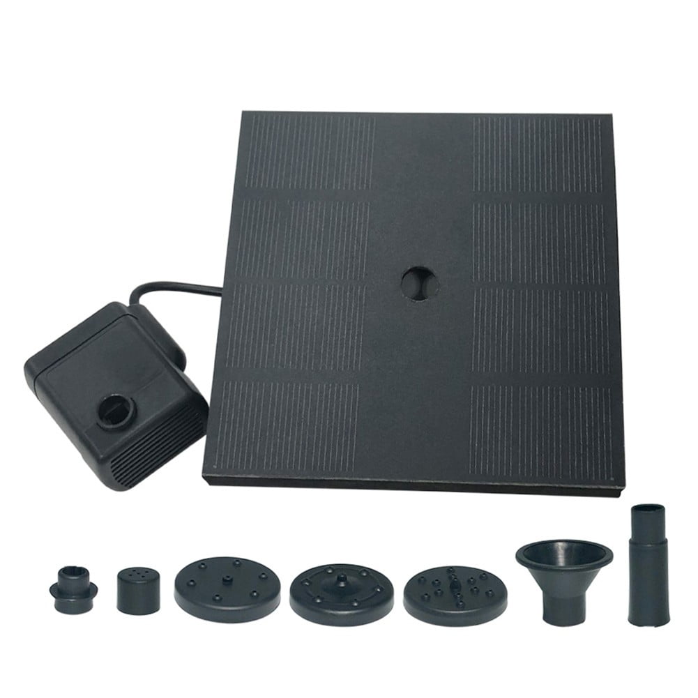 1.4W 7V Solar Fountain Pump for Garden Pond Bird Bath,Eco-Friendly ...