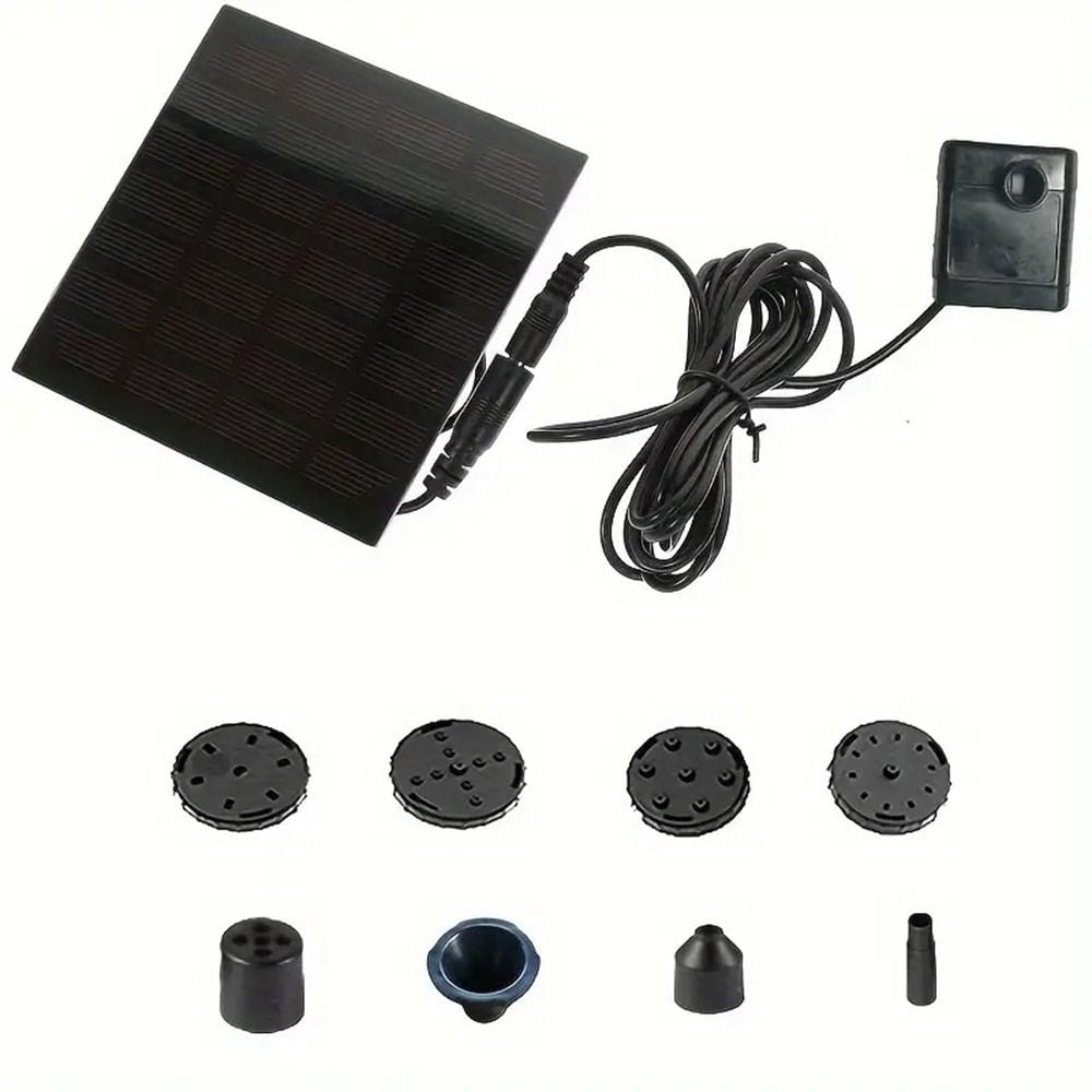 1.4W Mini Solar Fountain Pump Power Panel Kit Solar Panel Water Pump ...