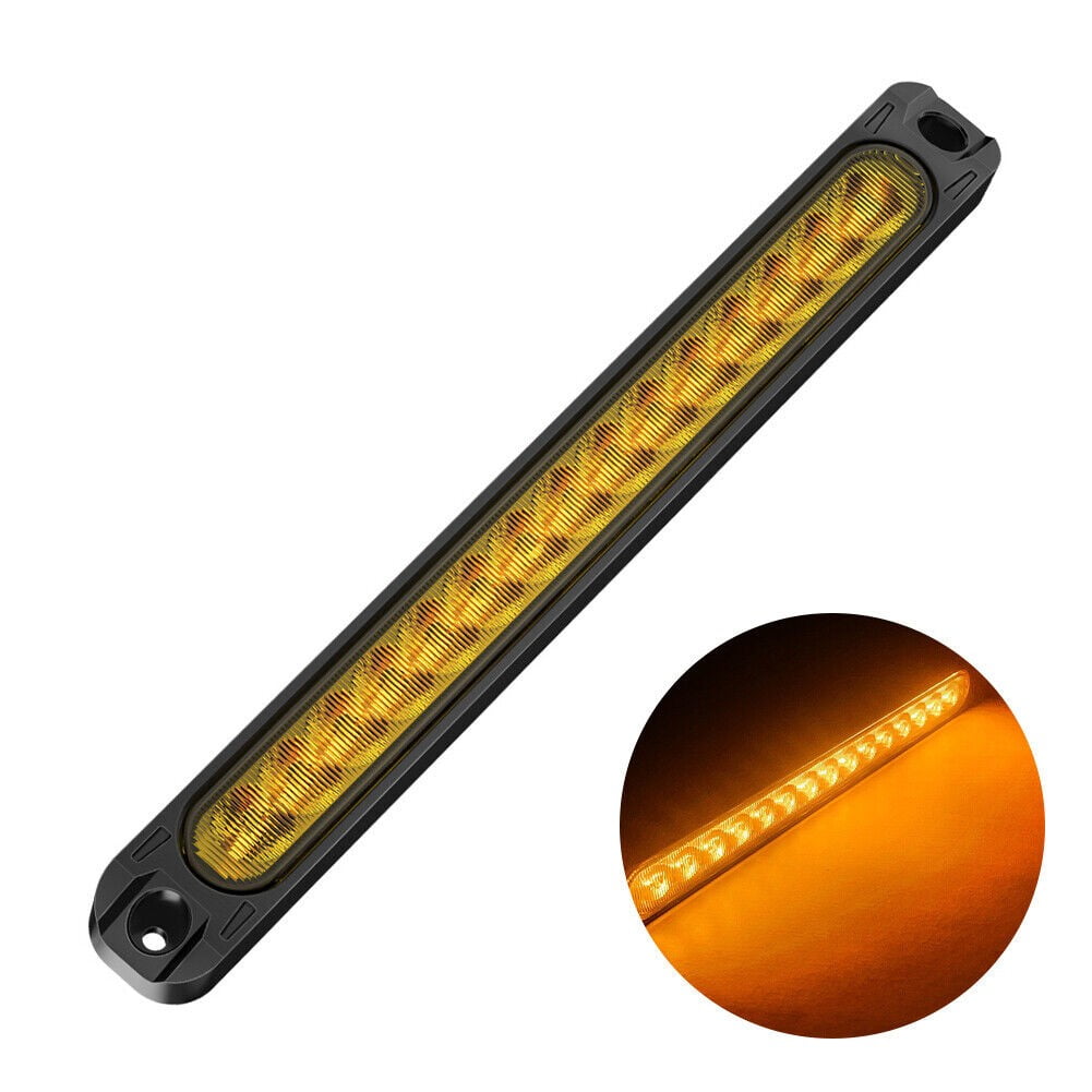 1/4X 15LED Car Light Bar 12V-24V High Mount Stop Light Brake Tail Light ...