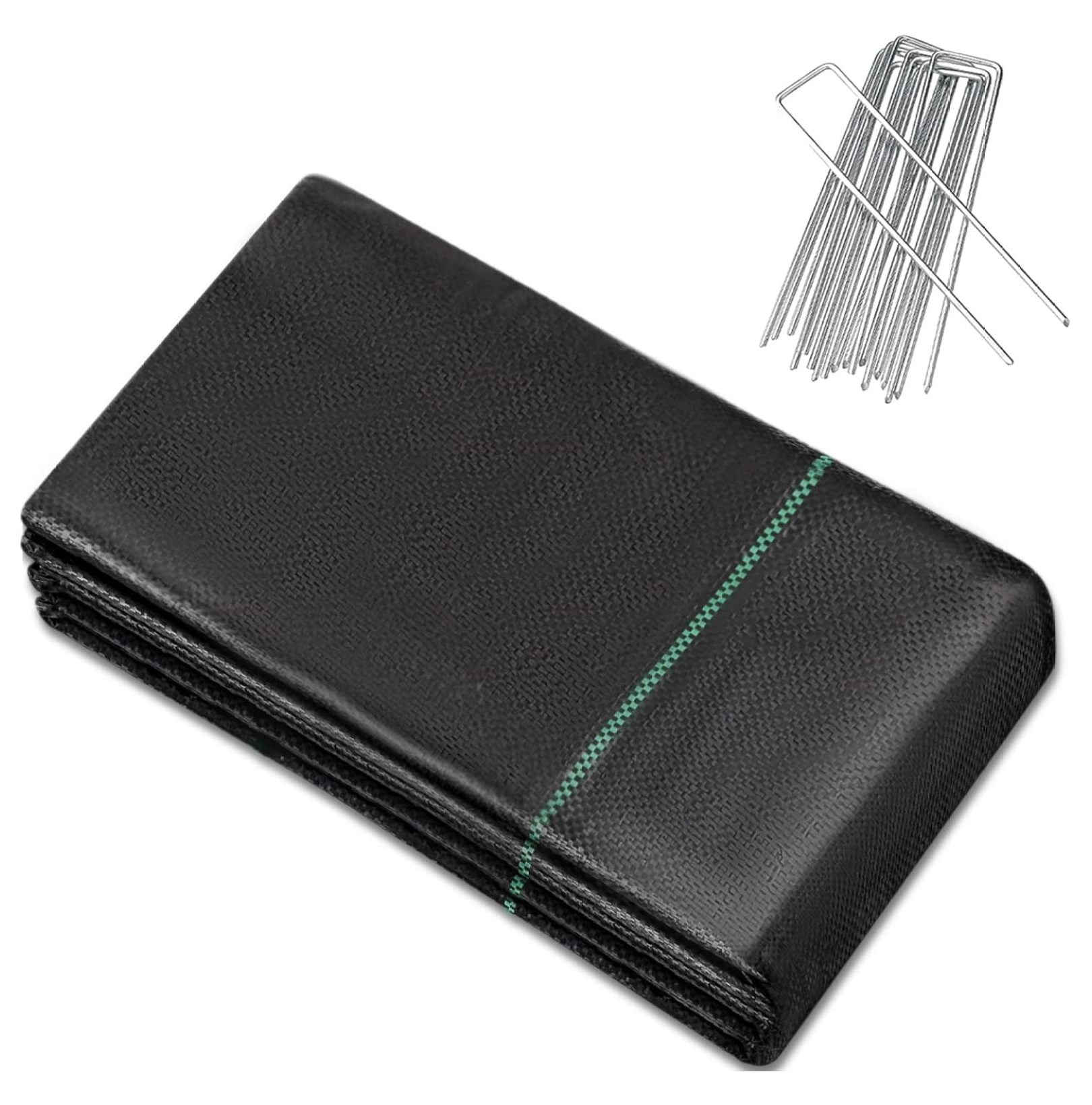 1.4ftx50ft Weed Barrier Landscape Fabric Heavy Duty, Weed Gardening ...