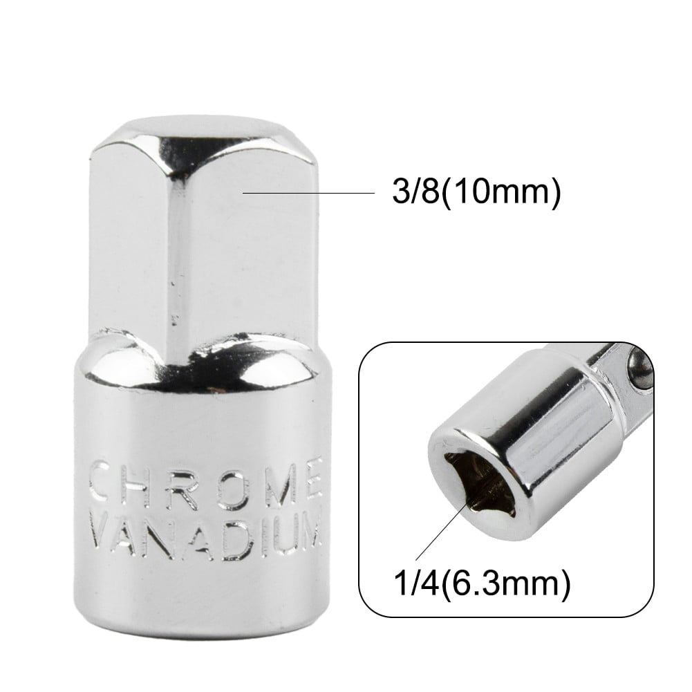 1/4in 3/8in 1/2in Drive Ratchet Socket Adapter Female to Male Converter ...
