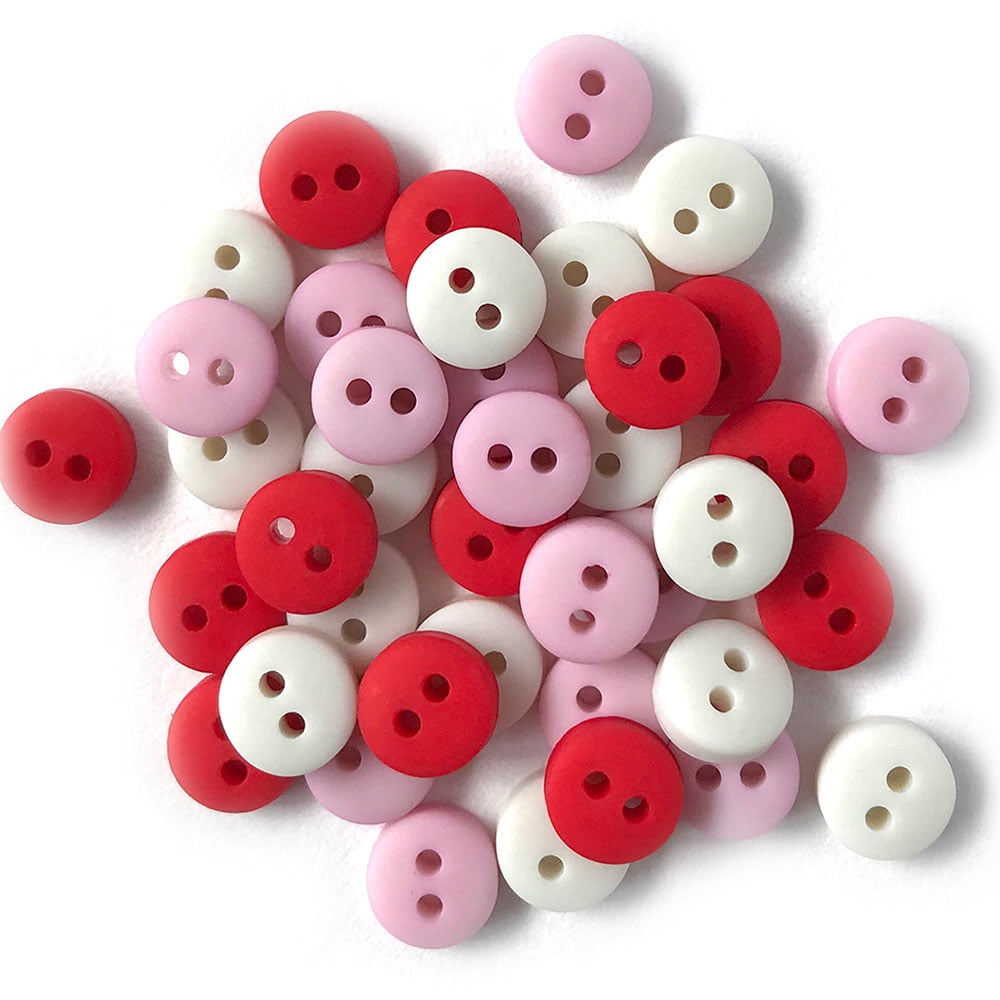 1/4in Tiny Round Buttons (19 Colors Available) - Walmart.com