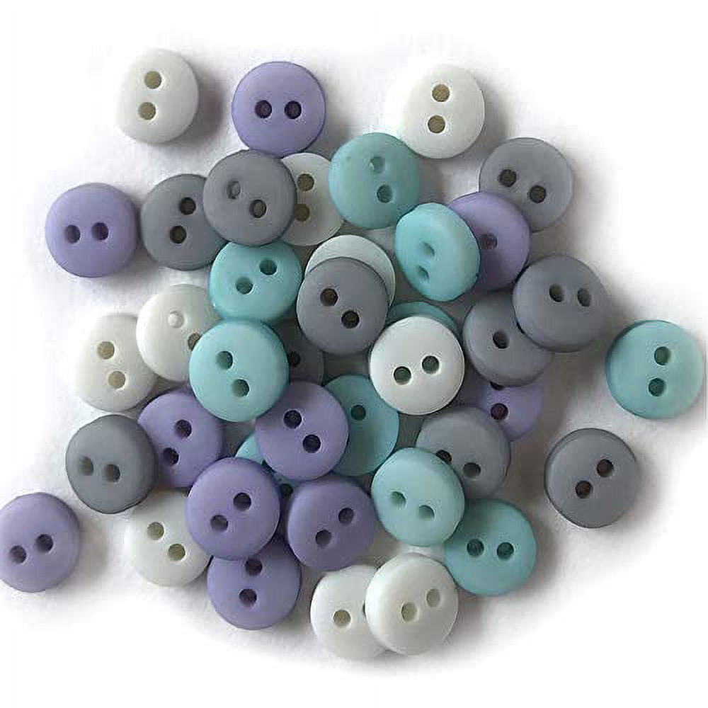 1/4in Tiny Round Buttons (19 Colors Available) - Walmart.com