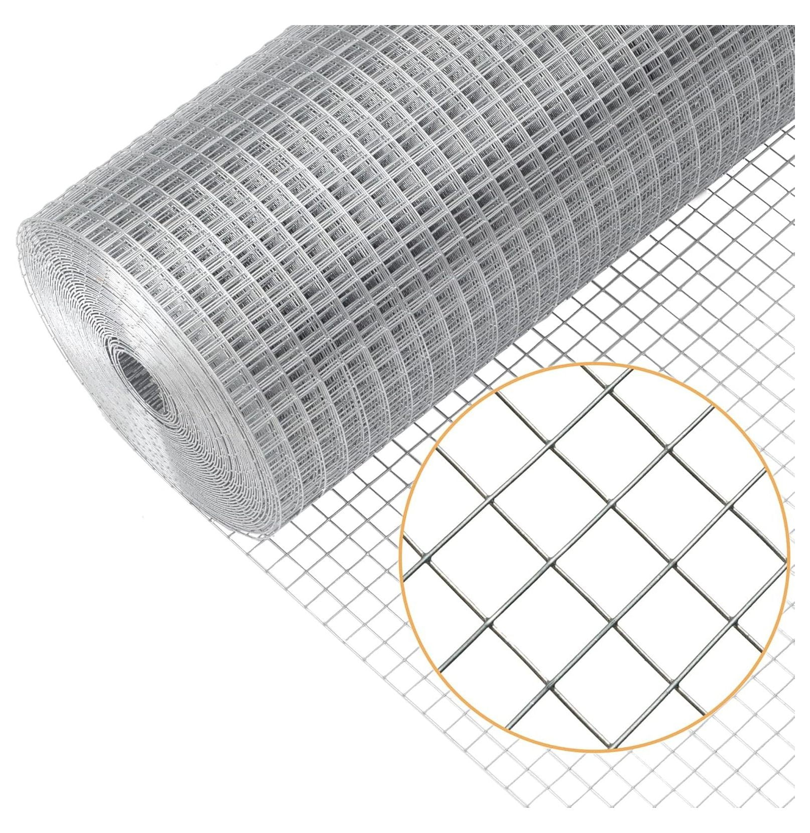 1/4inch 12Inch（H）x10Ft（L）23 Gauge Mental Mesh Roll Hardware Cloth ...