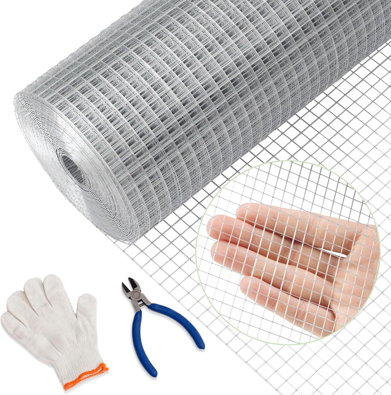 1/4inch 48Inch（H）x100Ft（L）23 Gauge Hardware Cloth Chicken Wire Fencing ...