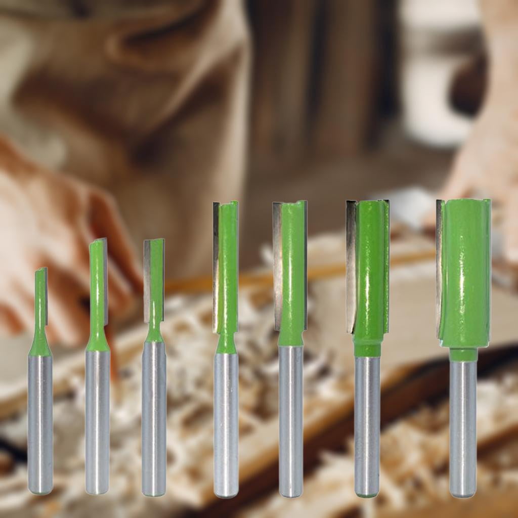1/4inch (6mm) Woodworking Bit Set Milling Cutter Tool for Carpenters ...