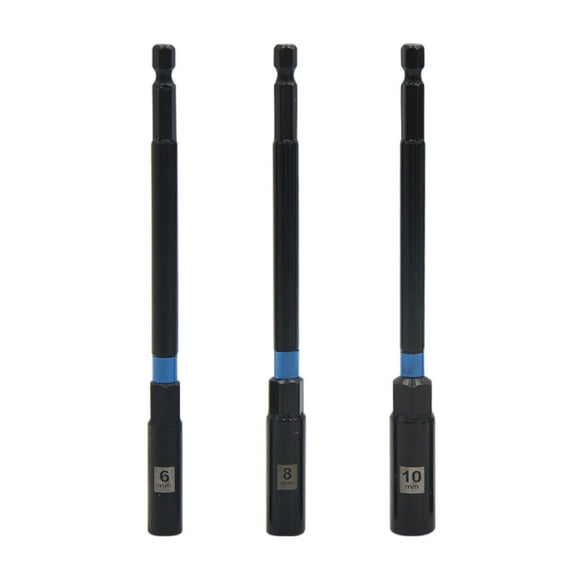 1/4inch Hexagonal Shank Nut Driver Bit Set Quick Changing Socket Nut ...