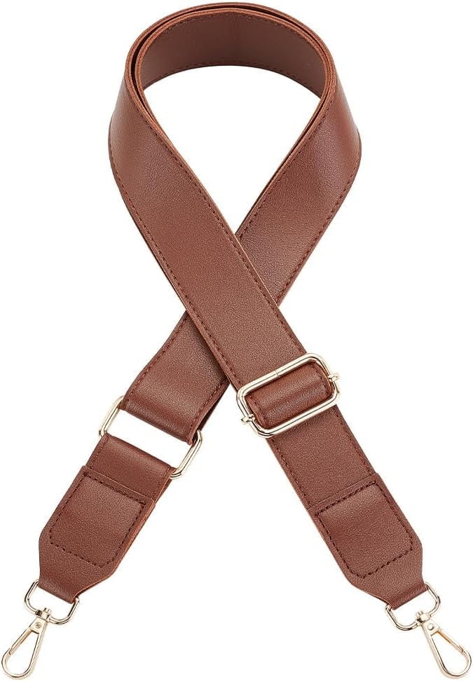 1.4inch Imitation Leather Adjustable Replacement Strap Wide Purse ...
