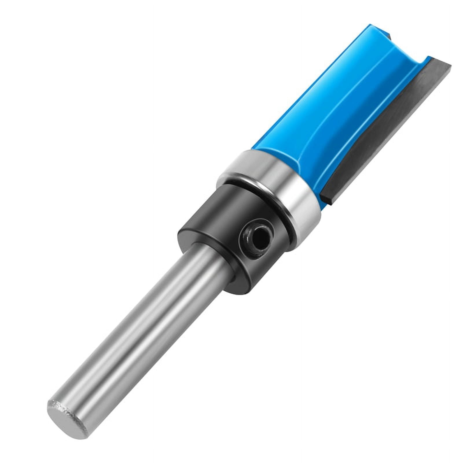 1/4inch Shank Router Bit Twin 2 Fluted Imperial Jig Template Cutter ...