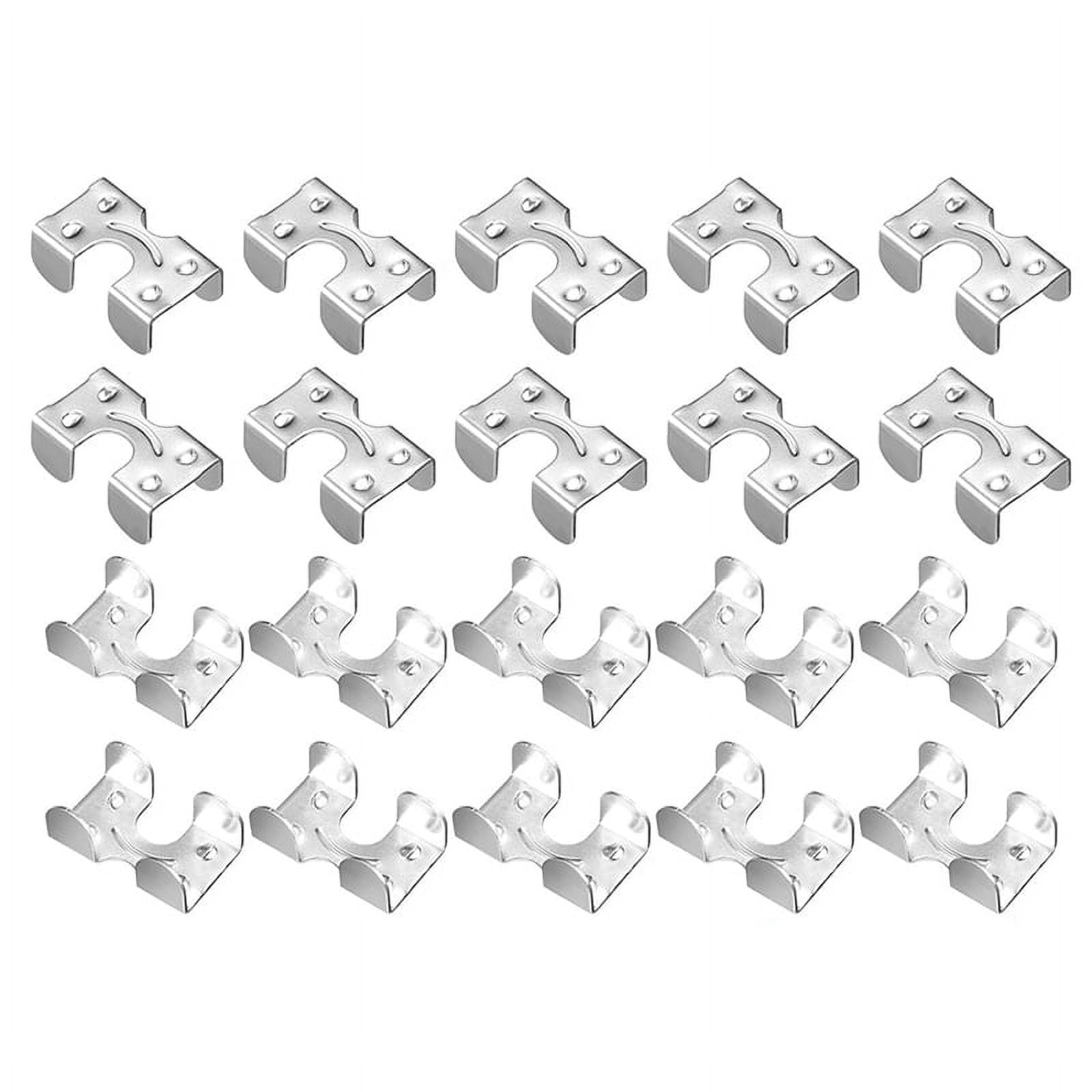 1/4inch Steel Cable Clamps Metal Buckle Rope Horse Clips Webbing Holder ...