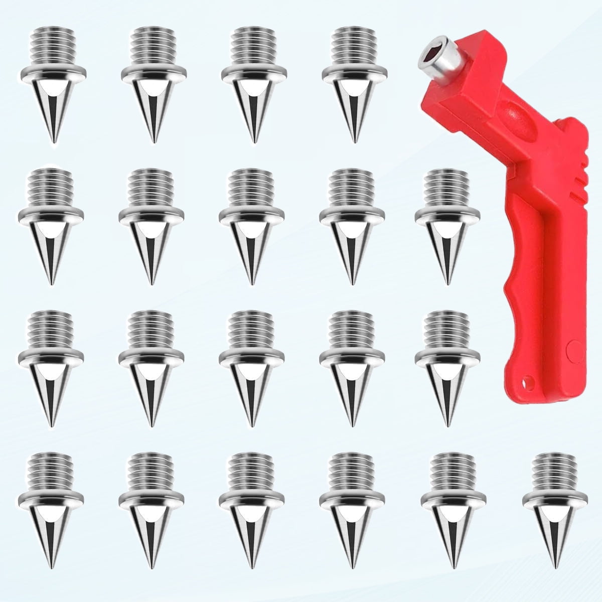 1/4inch Track Spikes with Spike Wrench Kit, Replacement Steel Cross ...