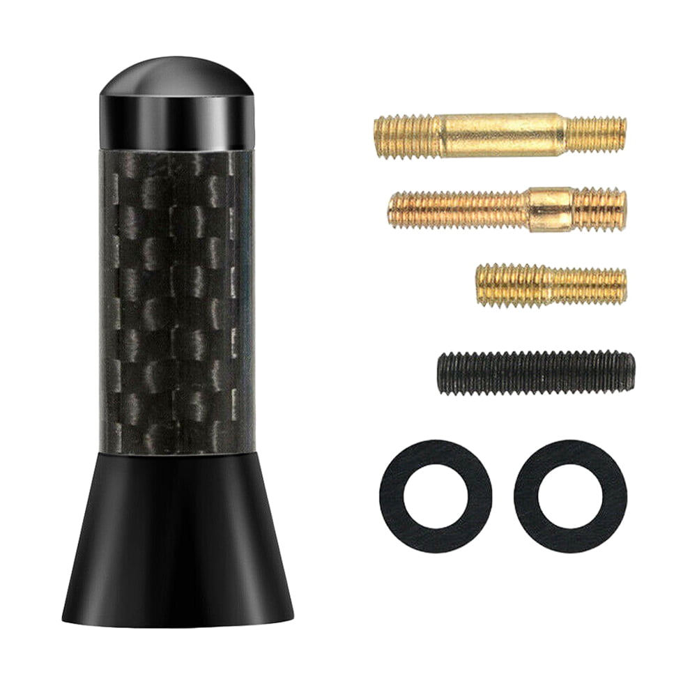 Universal Vehicle 1.4inches Short FM/AM Carbon Fiber Antenna, Anti ...