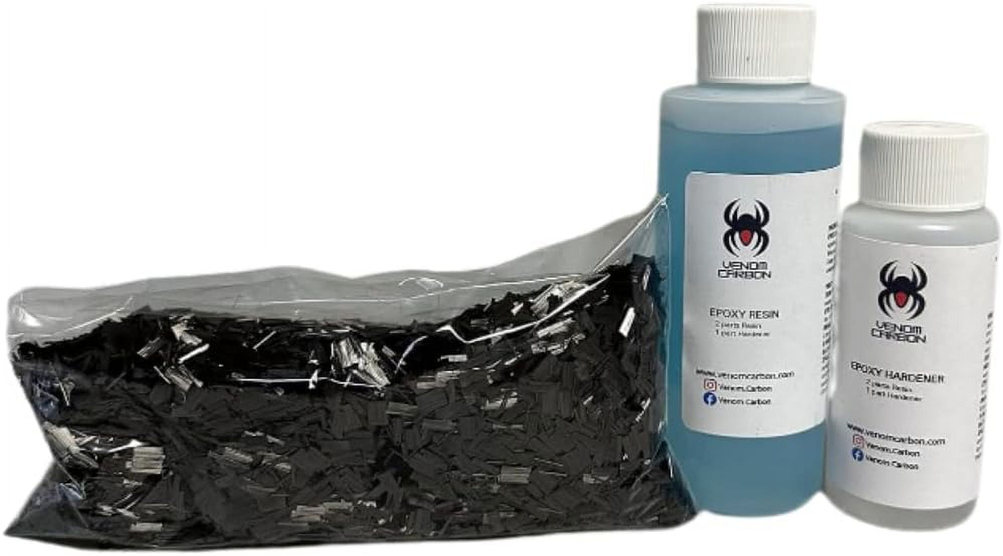 1/4lb - 1/4" Chopped Carbon Resin Kit (Making Forged Composites for ...