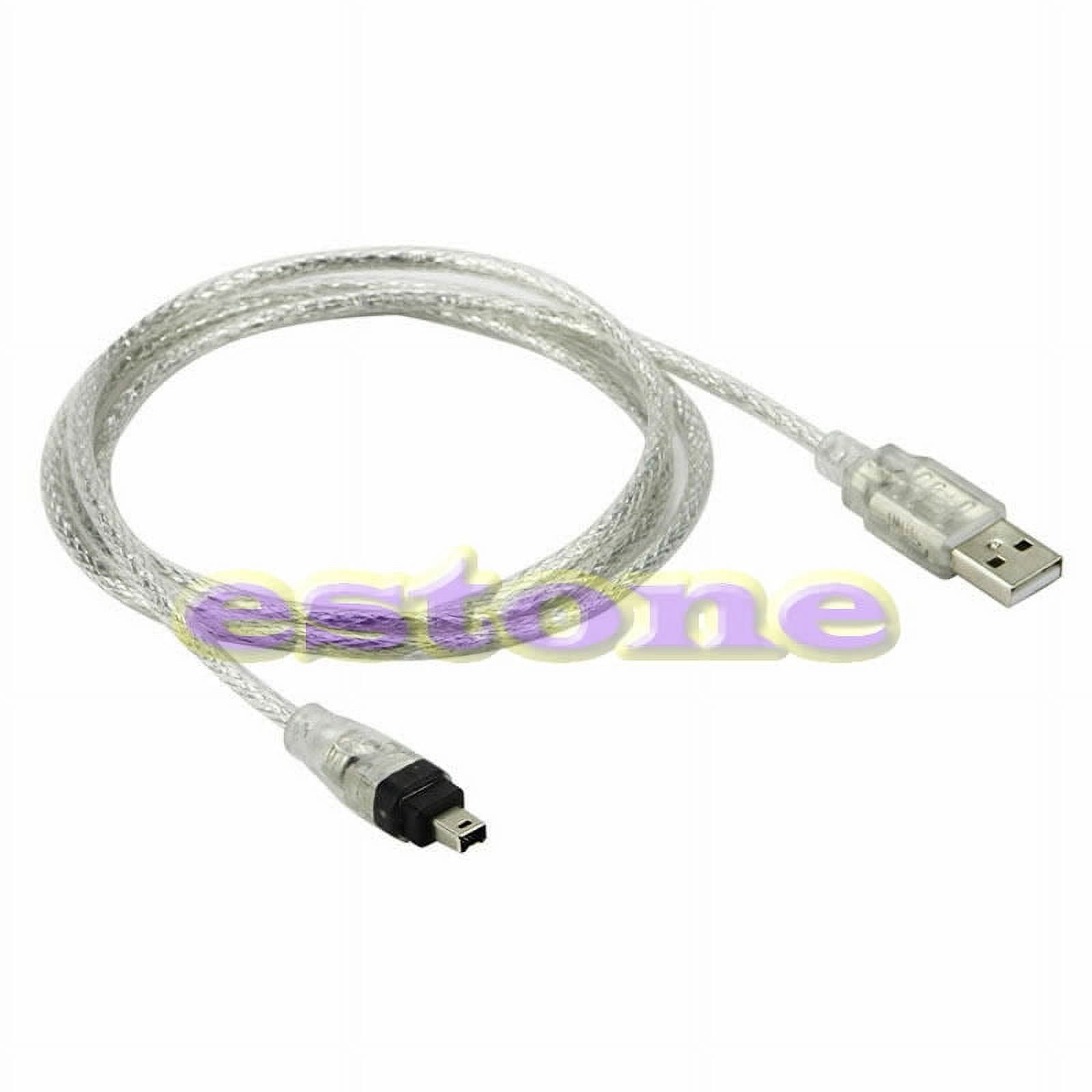 1.4m/4.5ft USB to Firewire IEEE 1394 4P Male Adapter Cable Wire ...