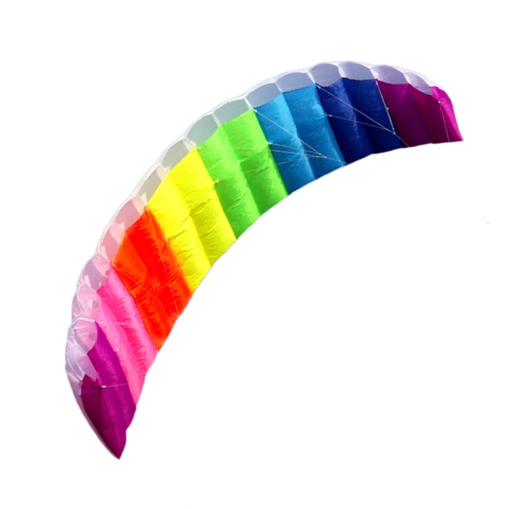 1.4m Kite, Easy To Fly Kiteboarding Dual Line Adults Giant Rainbow ...