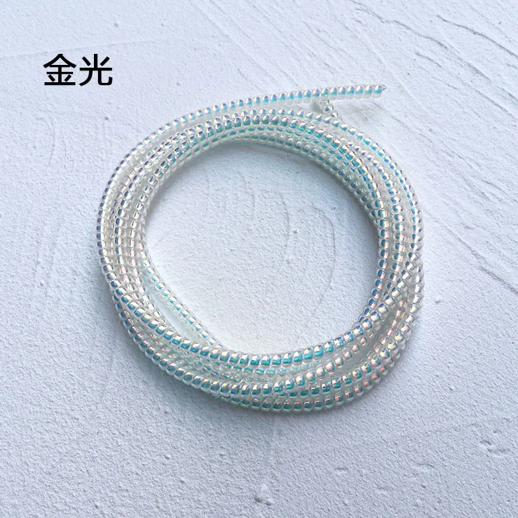 1.4m Laser Color USB Charging Data Cable Protector Anti-break Spring ...